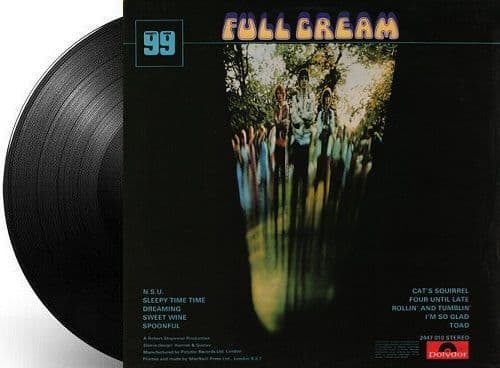 CREAM Full Cream Vinyl Record LP Polydor 1970